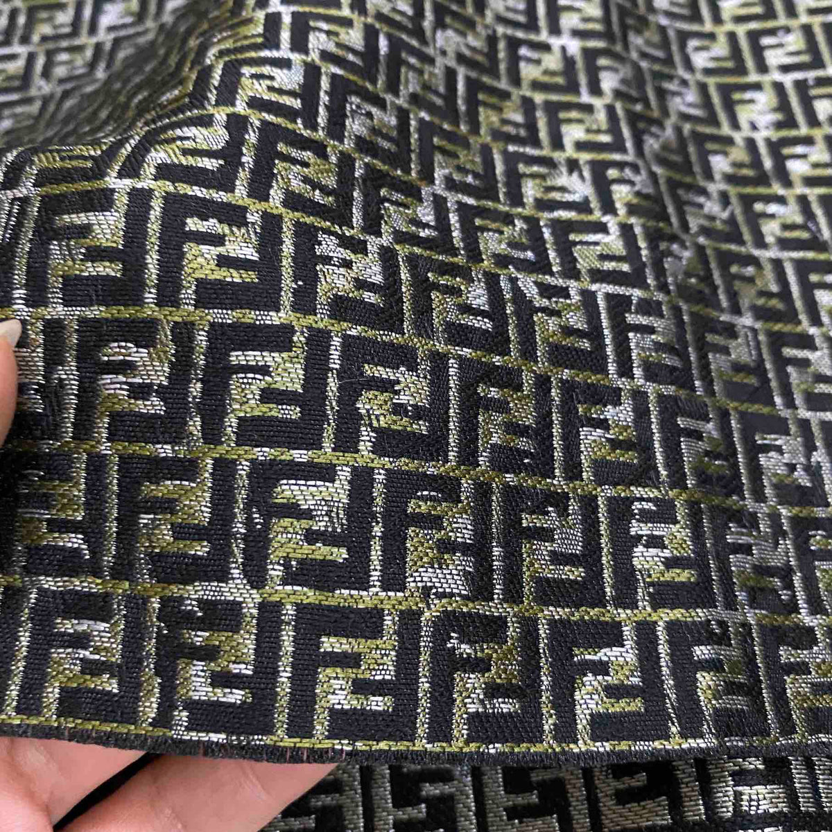 F08 Jacquard Fabric Camouflage Mini Monogram – FabricViva