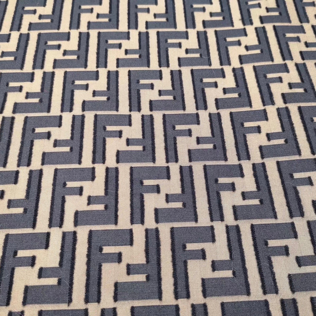 Designer Inspired Fendi Fabric by the yard - FabricViva